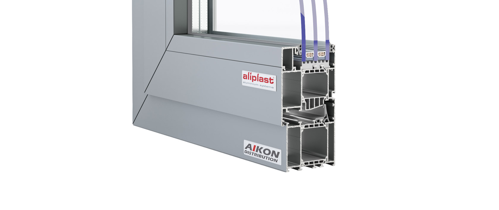 Aliplast Aluminum windows | Aikon Distribution
