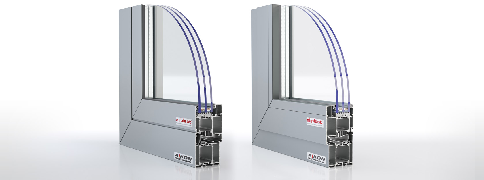 Aliplast Aluminum windows | Aikon Distribution